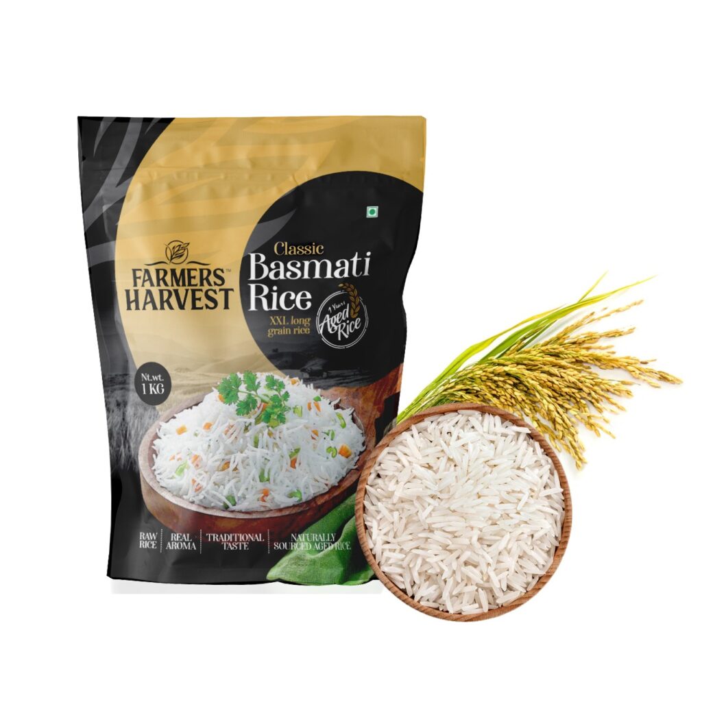 FARMERS HARVEST Classic Basmati Rice – 1 Kg – Sri Thara Spices