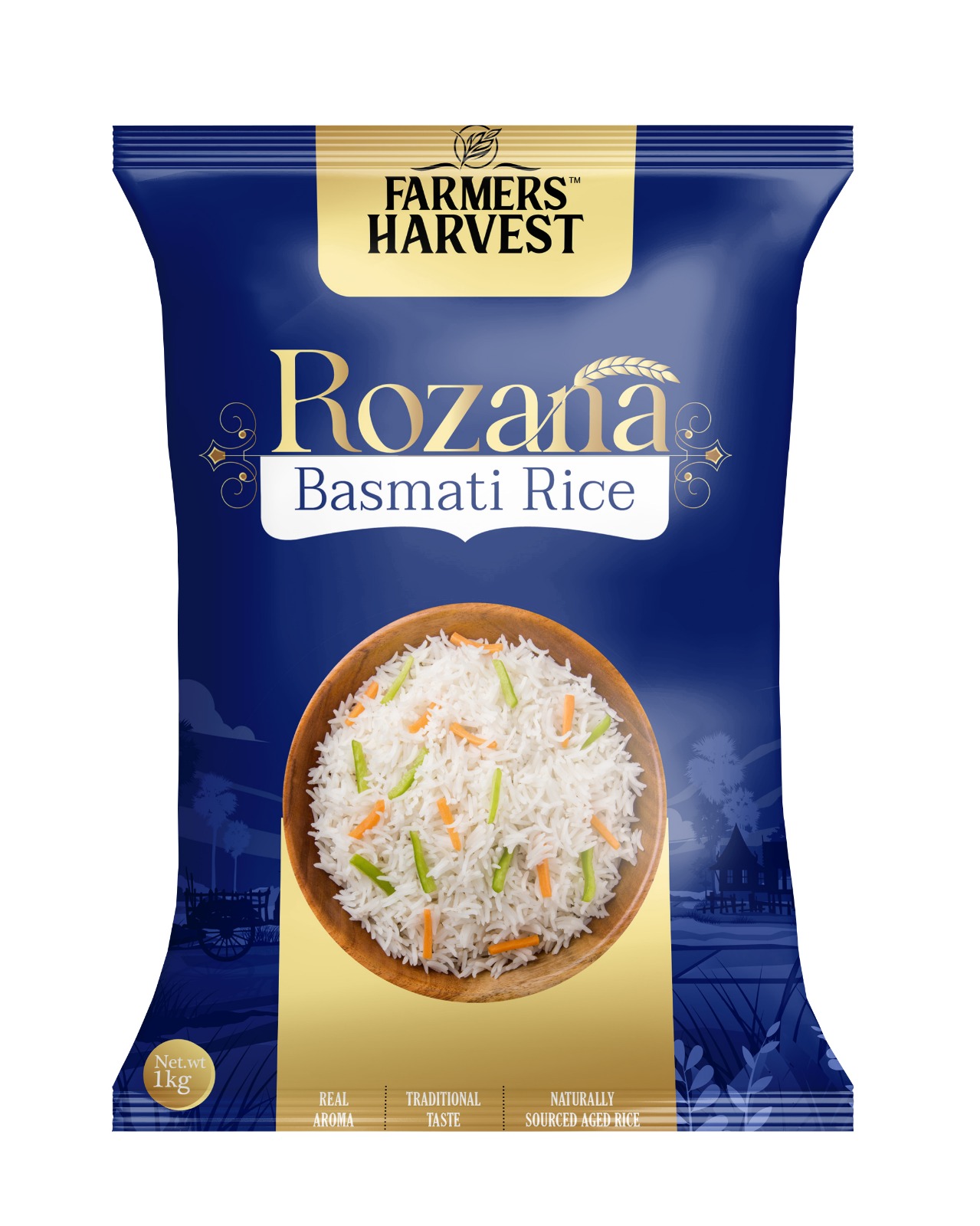 FARMERS HARVEST Rozana Basmati Rice – 1 Kg – Sri Thara Spices